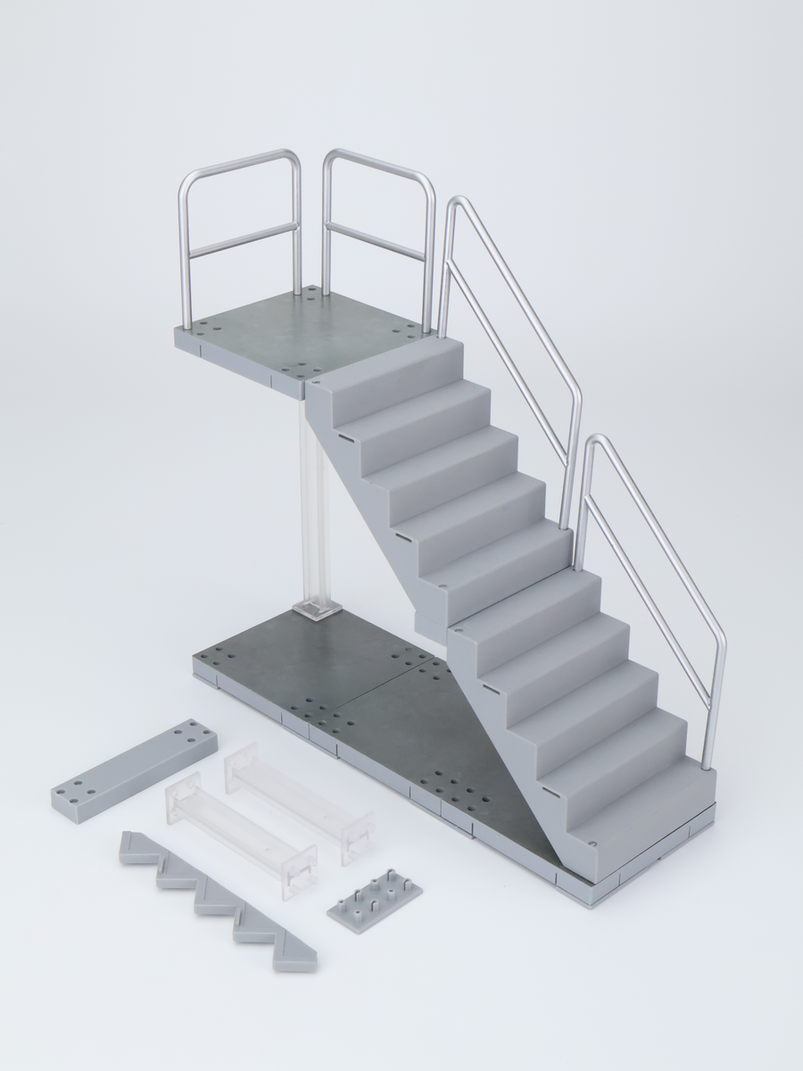 【FEXT SYSTEM X GRAPE FIGURE WORKSHOP】1:12 "Stairs Diorama 樓梯 – Fext Hobby