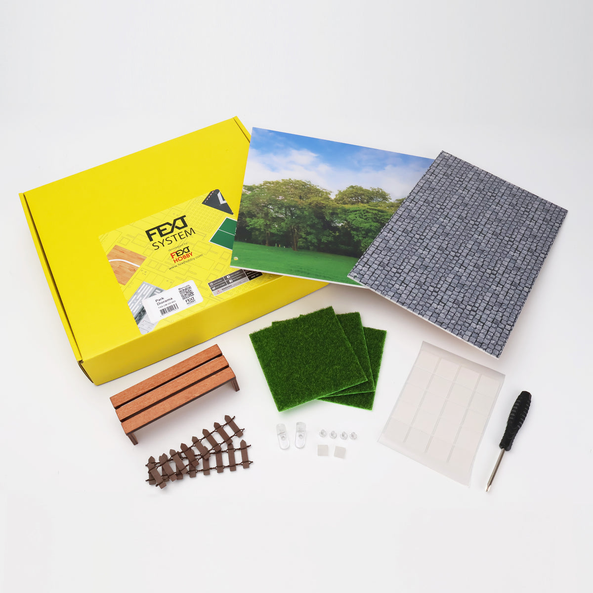 FEXT SYSTEM-Park Diorama 公園 簡易 拼裝場景 – Fext Hobby